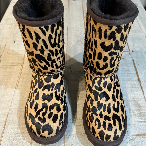 UGG | Shoes | Ugg Cheetah Print Boots | Poshmark